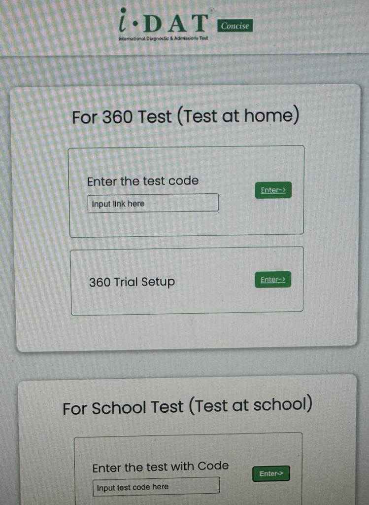 IDAT Handbook for Test Takers – APP（download and open procedures ...