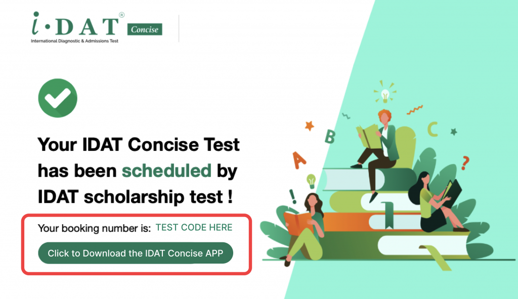 IDAT Handbook for Test Takers – APP（download and open procedures ...